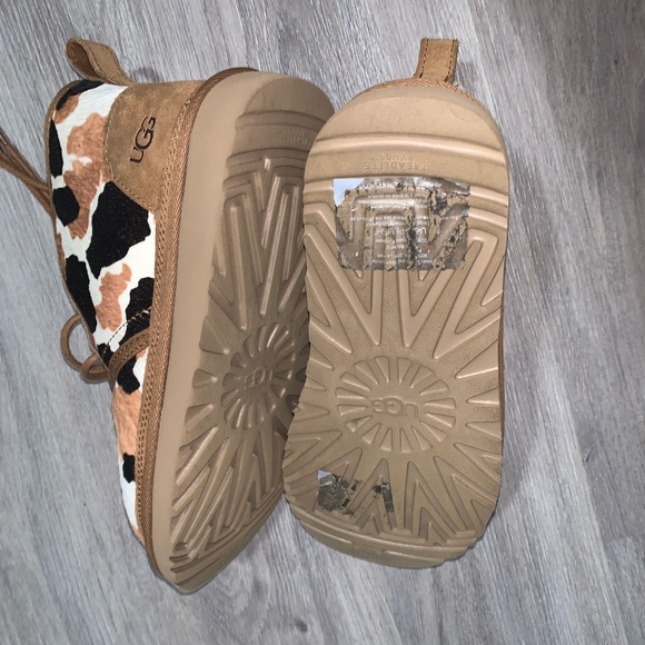 UGG | Shoes | Cow Print Ugg Boots 8 In Men And In Women Only Wore Twice ...